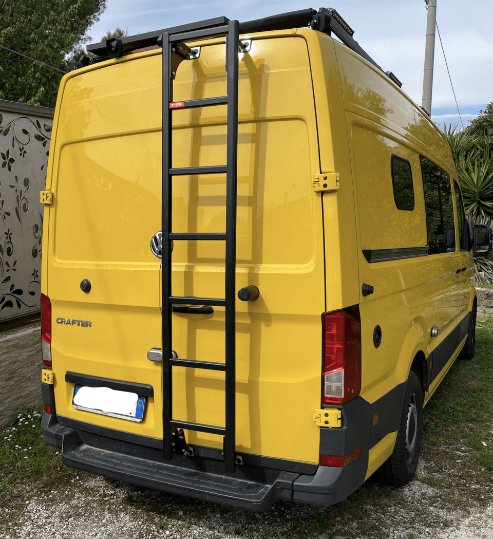 Scaletta posteriore per VAN / FURGONE / CAMPER senza foratura - Danilo ...